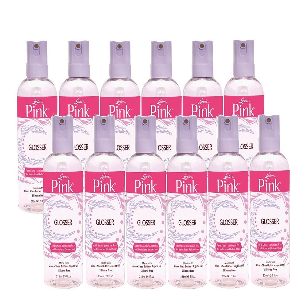 Luster's Pink Glosser Hair Spray 8 oz - 12 Pack