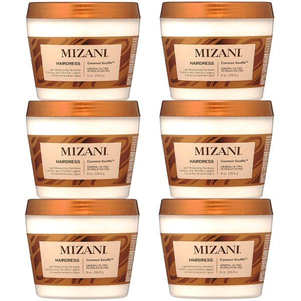 Mizani Coconut Souffle Light Moisturizing Hairdress 8 oz [6 Pack]